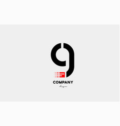 Letter g red logo Royalty Free Vector Image - VectorStock