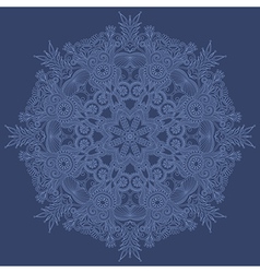 Ornate snowflake Royalty Free Vector Image - VectorStock