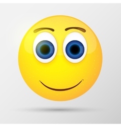 Sunta emoticon emoji smiley Royalty Free Vector Image