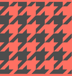 Houndstooth seamless pattern repeat Royalty Free Vector