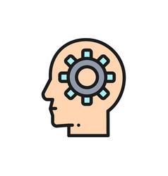 Science head Royalty Free Vector Image - VectorStock