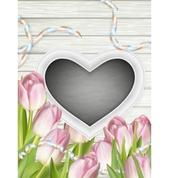 Picture frame with chalkboard eps 10 Royalty Free Vector