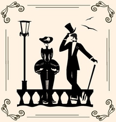 Vintage Womans Hat Royalty Free Vector Image Vectorstock