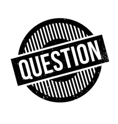 Question rubber stamp Royalty Free Vector Image