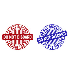 Discard text rubber stamp Royalty Free Vector Image