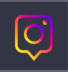 Instagram logo icon Royalty Free Vector Image - VectorStock
