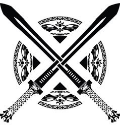 Celtic swords Royalty Free Vector Image - VectorStock