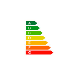 Energy efficiency house icon Royalty Free Vector Image