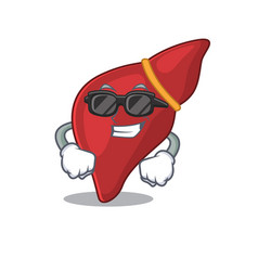 Cool verrucomicrobia cartoon character wearing Vector Image