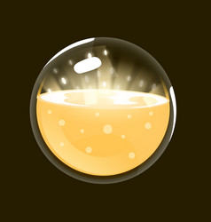 Sphere magic game icon magic orb interface Vector Image