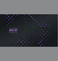 Data sorting big data base Royalty Free Vector Image
