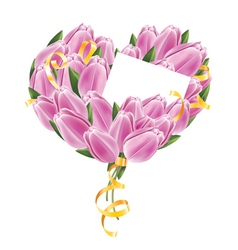 Tulip gold Royalty Free Vector Image - VectorStock