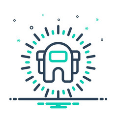 Among us game colorful logo Royalty Free Vector Image