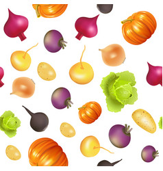 Green vegetables seamless Royalty Free Vector Image