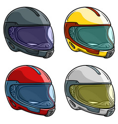 Helmet racing design Royalty Free Vector Image