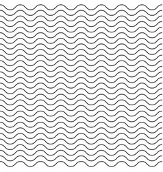 Water waves seamless pattern curve lines abstract Vector Image