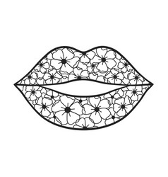 Lips Outline Printable | Lipstutorial.org