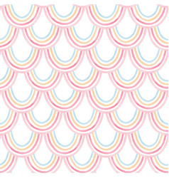 Watercolor rainbow spots pattern Royalty Free Vector Image