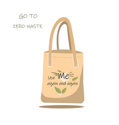 Paper bag with recycle symbol Royalty Free Vector Image