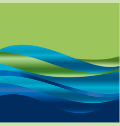 Abstract gradient wave background Royalty Free Vector Image