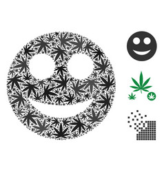 Cannabis Weed Emoticons Vector Images (over 120)
