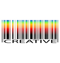 Color pencil barcode Royalty Free Vector Image