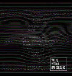 Digital image data distortion Royalty Free Vector Image