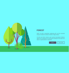 Tree background with green leaves Royalty Free Vector Image