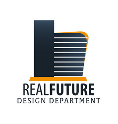 Building logo design department modern buildings Vector Image