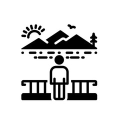 Overlook Royalty Free Vector Image - VectorStock