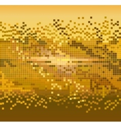 Gold mosaic background Royalty Free Vector Image