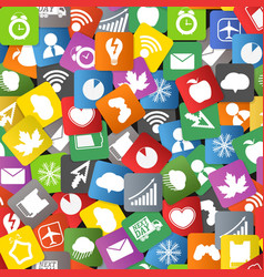 App icons background Royalty Free Vector Image