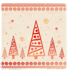 Vintage christmas set design elements Royalty Free Vector