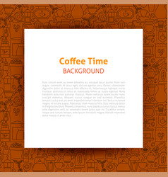 Template of paper cup for hot drink Royalty Free Vector