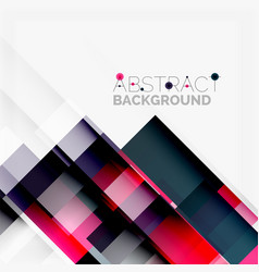 Abstract blocks template design background simple Vector Image