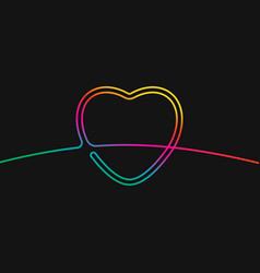 One Line Drawing Heart Vector Images (over 2,000)