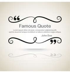 Quote border Royalty Free Vector Image - VectorStock