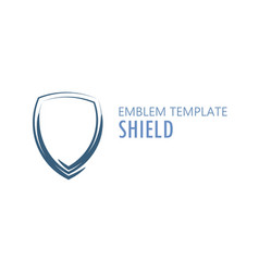 Vintage old style shield icon Royalty Free Vector Image
