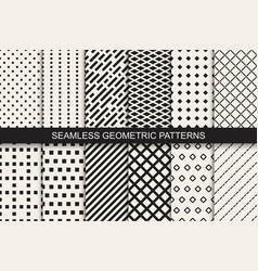 Geometric simple seamless pattern Royalty Free Vector Image