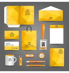 Technology business stationery template Royalty Free Vector