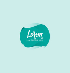 Lorem logo template design Royalty Free Vector Image