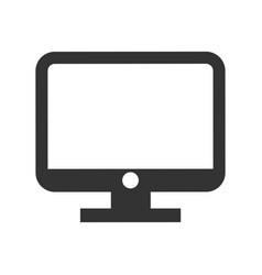 Monitor screen icon Royalty Free Vector Image - VectorStock