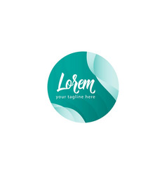 Lorem logo template design Royalty Free Vector Image