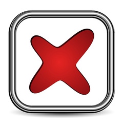 Negative checkmark Royalty Free Vector Image - VectorStock