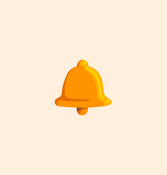 Alarm bell icon with check mark Royalty Free Vector Image