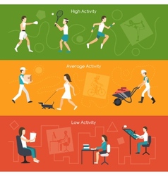 Physical activity pyramid infographics Royalty Free Vector
