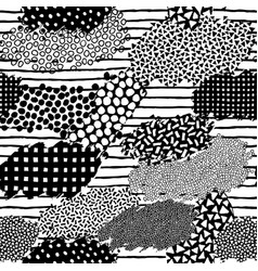 Stripes pattern from brush strokes Royalty Free Vector Image