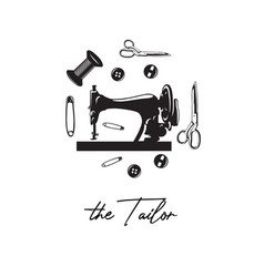 Sewing kit Royalty Free Vector Image - VectorStock