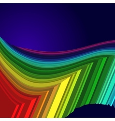 Rainbow colored barcode Royalty Free Vector Image
