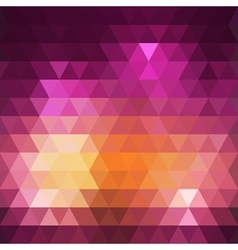 Sunset triangles Royalty Free Vector Image - VectorStock